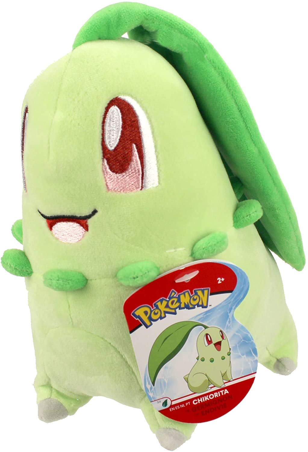 Pokémon 8" Chikorita Plush Stuffed Animal Toy - Officially Licensed - Great Gift for Kids