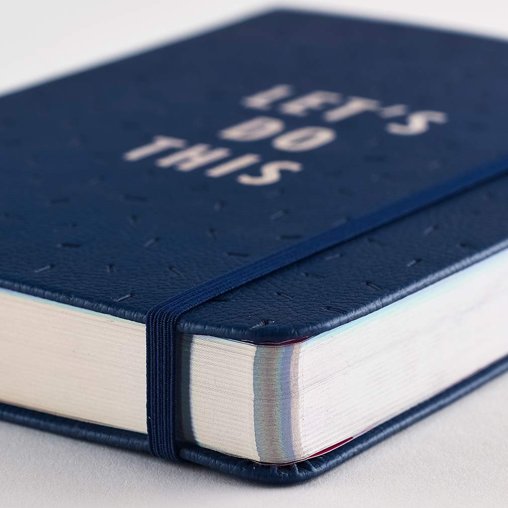 Busy B Undated Planner - Navy Faux Leather Undated Diary