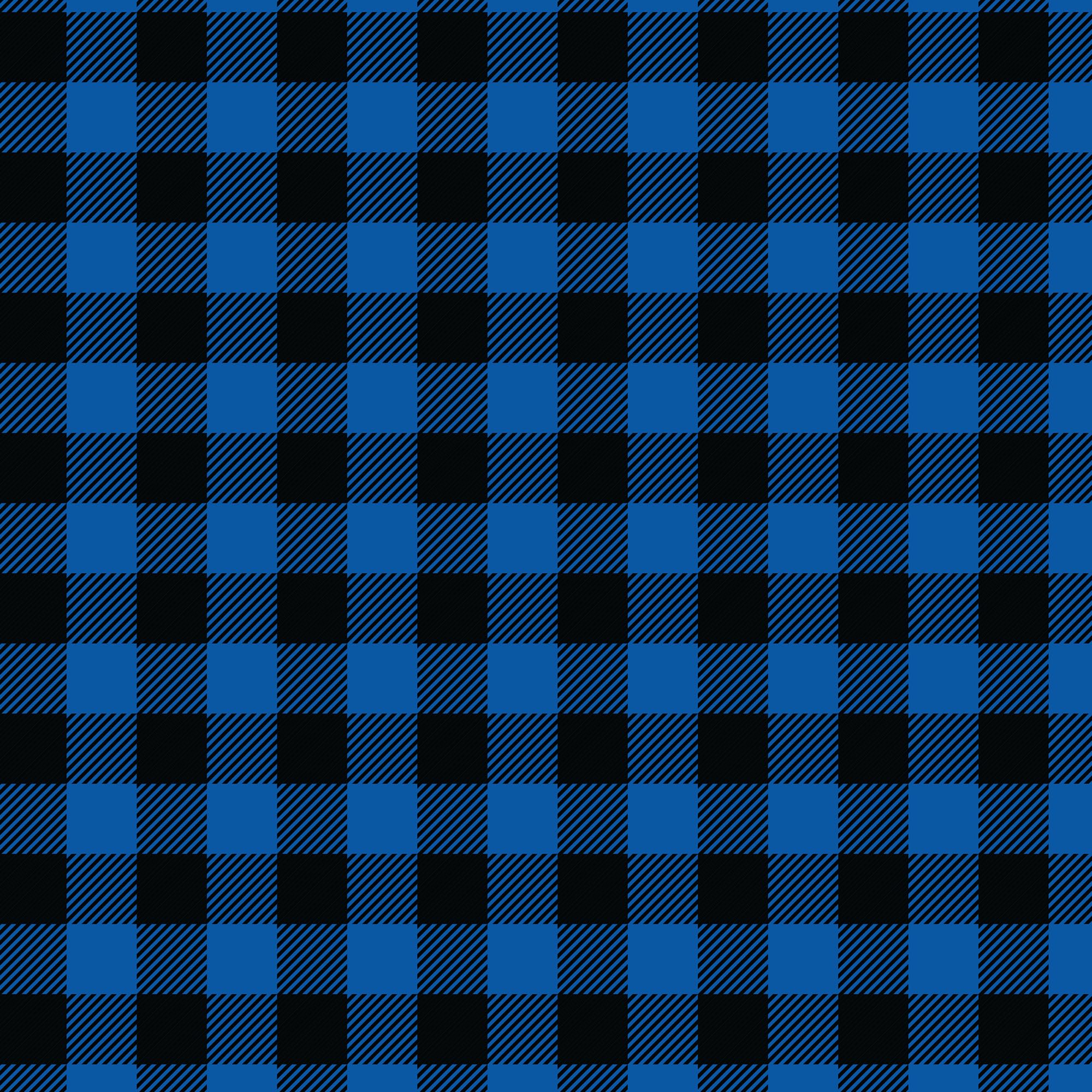Buffalo Plaid Pattern Vinyl Permanent Adhesive Craft Vinyl (Adhesive 12x12, Blue)