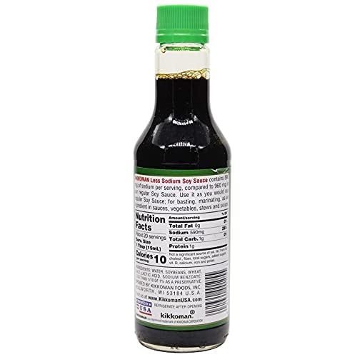 Japanese Less Sodium Lite Soy Sauce, 10 Ounce (Pack of 2)