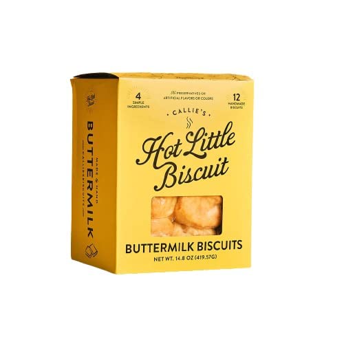 Callie's Hot Little Biscuit| Buttermilk Biscuit | Handmade Southern Biscuits | Two 12-Packs | 24 Biscuits Total