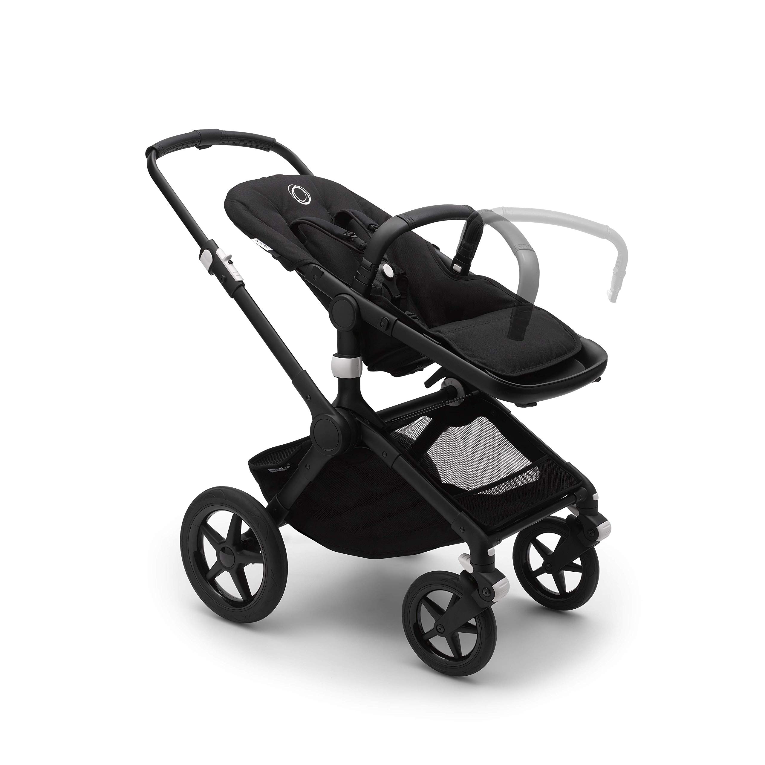 Bugaboo Fox 2 Complete Full-Size All-Terrain Stroller, The Most Advanced Comfort Stroller - Black/Black