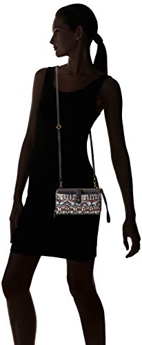 Sakroots Women's, Multi One World, 7.9in L x 1in W x 4.3in H Wristlet Drop: 6.5in, Crossbody Drop: up to 23 inches