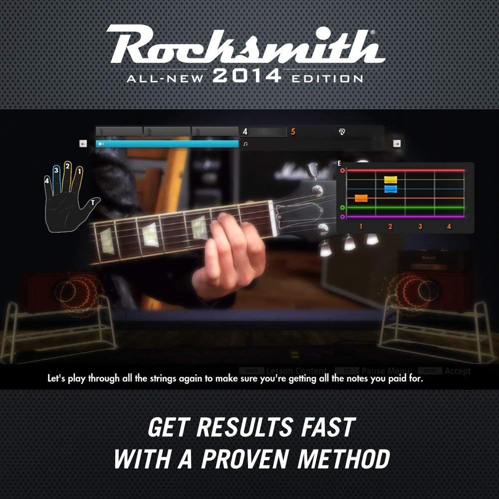 Rocksmith 2014 Edition - Xbox 360 (Cable Included) (Renewed)