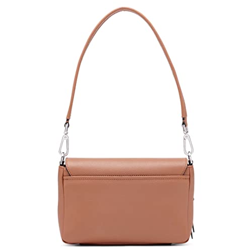 Calvin Klein Ava Novelty Demi Shoulder Bag, Caramel, One Size