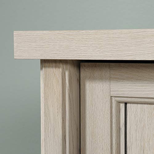 Sauder Costa Credenza, Chalked Chestnut finish