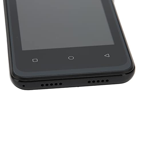 Dual Card Smartphone, MTK6572 Multi Language Support 2200mAh Removable Battery High Cost Performance 512MB RAM 4GB ROM Smartphone Black for Home (US Plug)