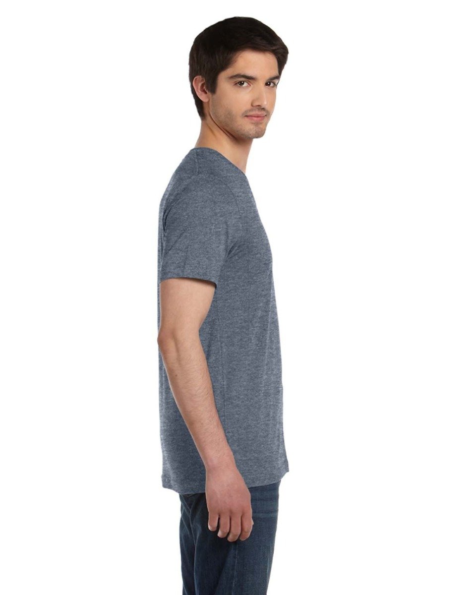 Bella Canvas Unisex Jersey Short-Sleeve V-Neck T-Shirt XL DEEP HEATHER