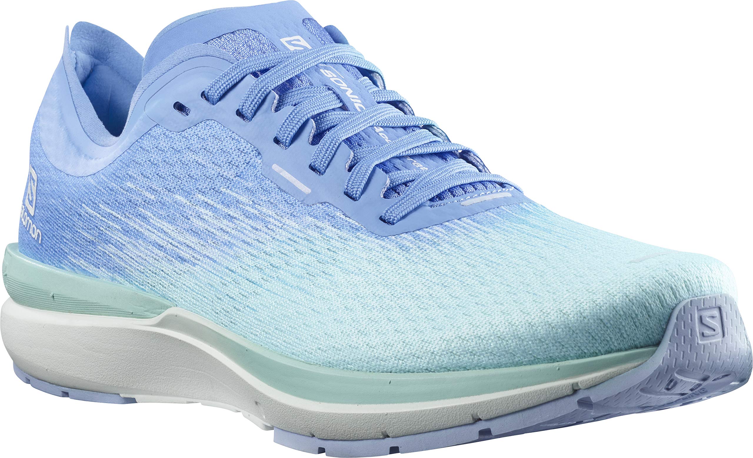 Salomon Sonic 4 Accelerate Running Shoes for Women, Persimon/White/Brick Dust, 8.5