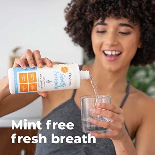 Oxyfresh Gentle Formula Unflavored Mouthwash β Perfect for Ultra Sensitive Gums & Teeth β No Mint, Zero Alcohol, Flavor Free β Fresh Breath. 16 oz.