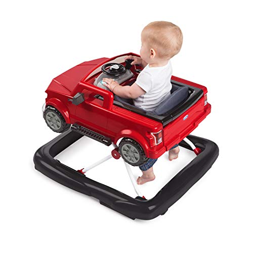 Bright Starts Ford F-150 Ways to Play 4-in-1 Baby Activity Push Walker, Red, Age 6 Months+
