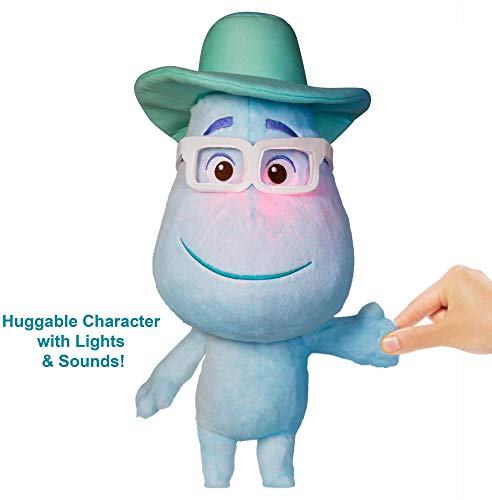 Mattel Disney Pixar Soul Joe Gardner Feature Plush Doll Collectible Approx 16-in Tall, Huggable Stuffed Character Toy with Movie-Authentic Look, Collectors Gift