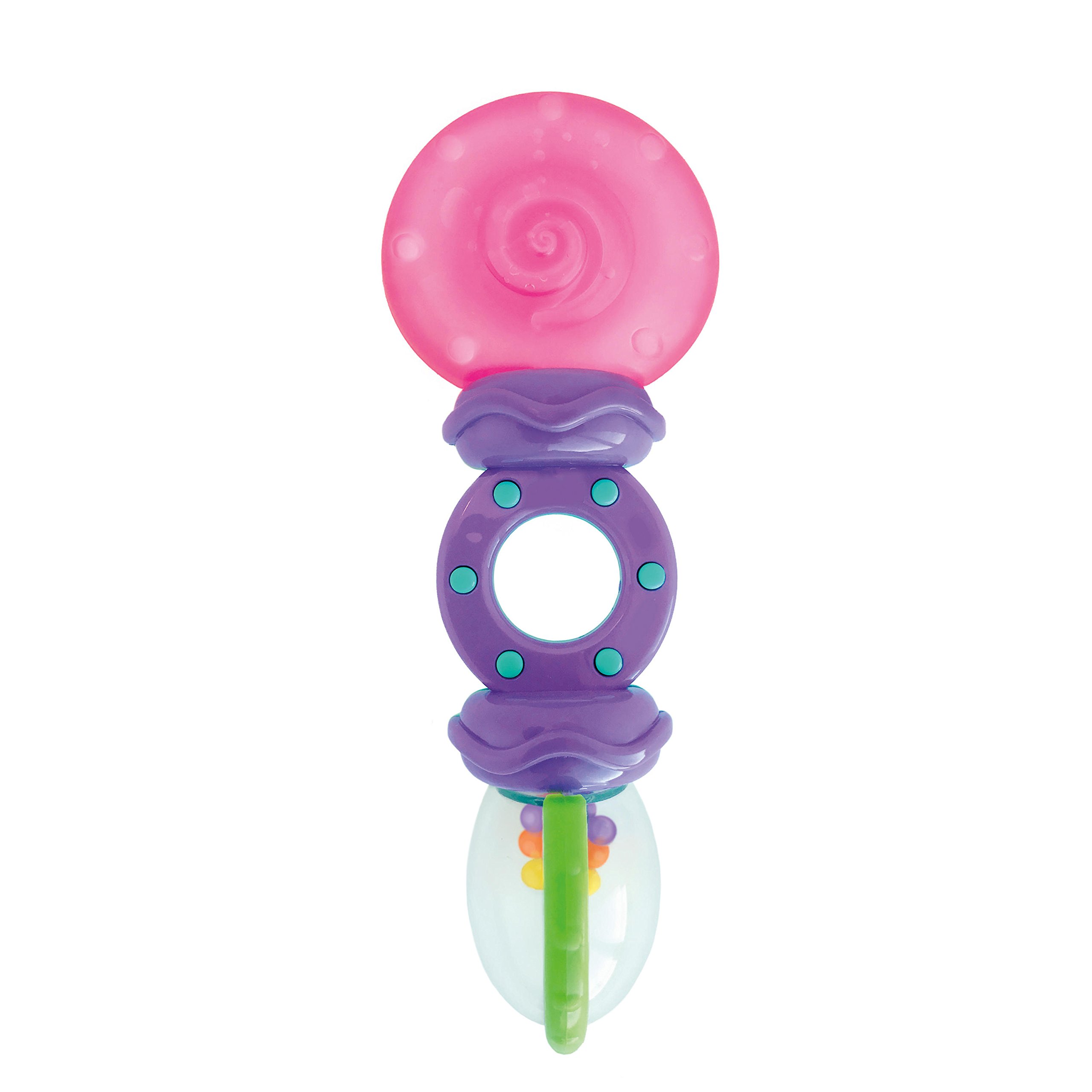Bright Starts Tote & Teethe 2 Piece Chillable Teether & Rattle Set, Age 3 Months +