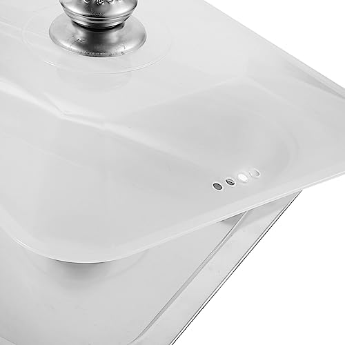 Metal Tray Chafing Dish Buffet Set Stainless Steel Rectangular Chafers with Cover Lid Buffet Server Food Warmer Catering Pan Hot Steam Table Tray Stainless Steel Griddle