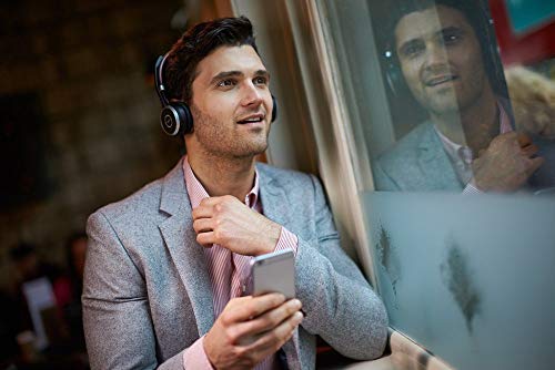 Jabra Evolve 65 Bluetooth Stereo Wireless Headset - Compatible with Computers, Macs, and Mobile Devices, and Ideal for Voice and Video Apps like Zoom, Teams, and Meet Plus, GTW Spare Cushions Included