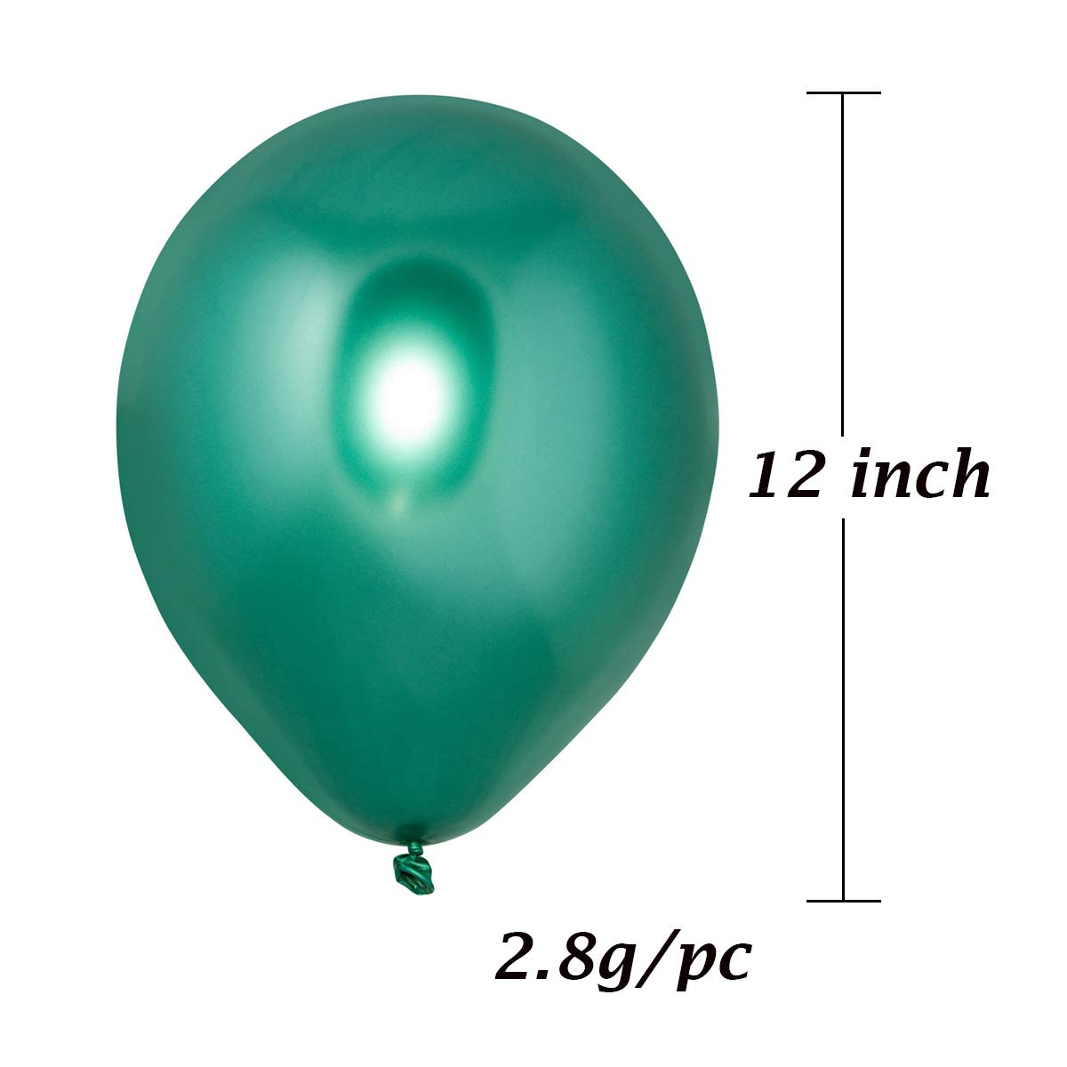 Chrome Silver Balloons 12 inch 50 pcs Metallic Latex Balloons Birthday Party Decoration Helium Balloons