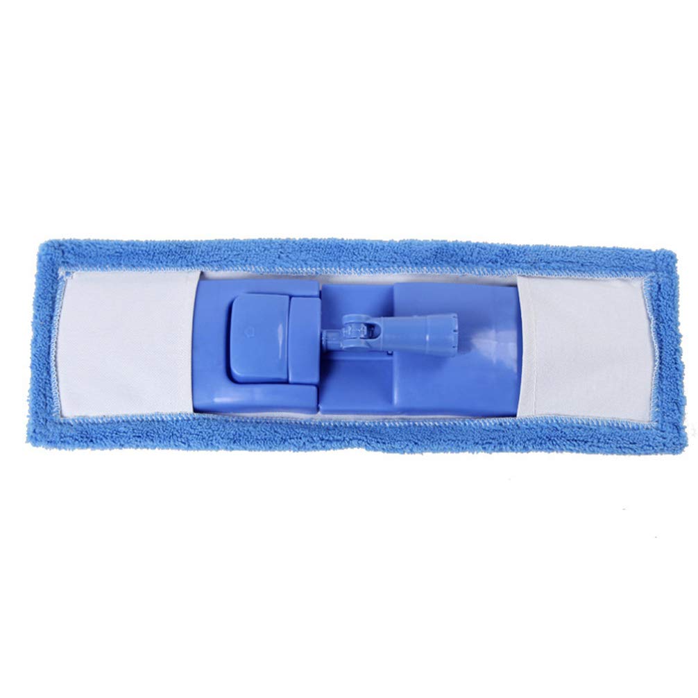 Didiseaon Washable Flat Mop Head Pads Microfiber Mop Pads Refill Heads Absorbing Microfiber Cleaning Mop Pads for Hardwood Tile Marble Floor Professional Mops (Blue) Microfiber Mop Heads