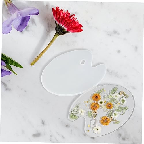 Hand Molds 2pcs Display Rack Mold Resin Tools Paint Holder Tray Molds for Resin Holder Casting Molds Casting Decoration Craft Accessories Silicone DIY Tools DIY Craft Mold Mix