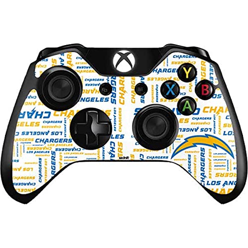 Skinit Decal Gaming Skin Compatible with Xbox One Controller - Officially Licensed NFL Los Angeles Chargers White Blast Design