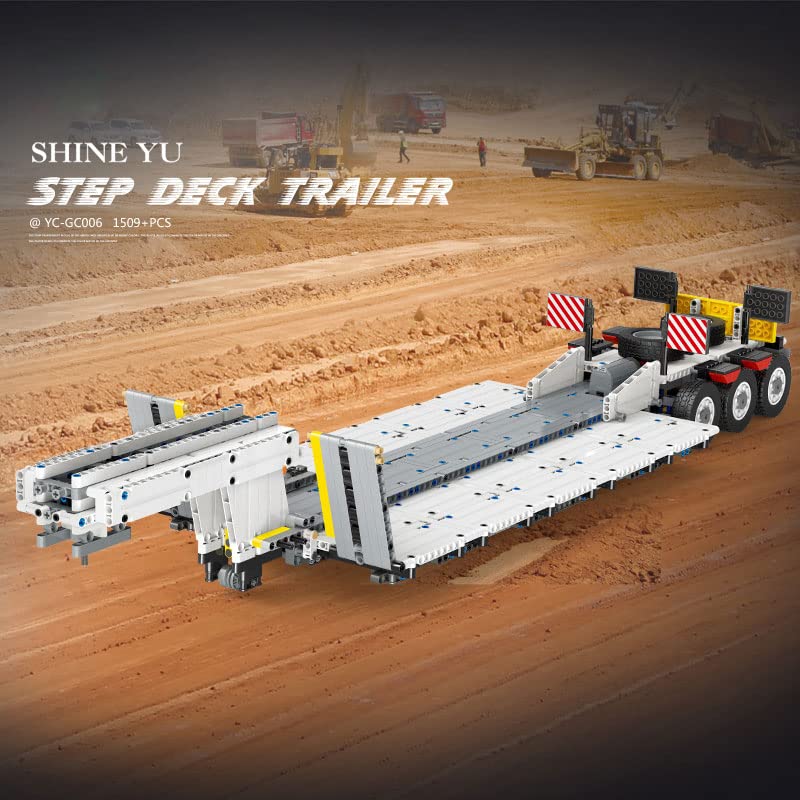ZMBlock Building Block Set Brick Toys Container Trailer 1529 Pieces
