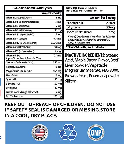 I LOVE MY PETS LLC cat Bad Breath - CAT Teeth Health Complex - Advanced Care Formula - cat Vitamin d - 180 Treats (3 Bottles)