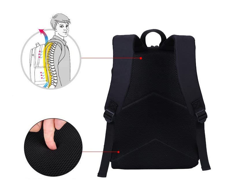 Homruis Fashion Backpack And Inclined Shoulder Bag Laptop Backpack Cute Cartoon Backpack For Women Men