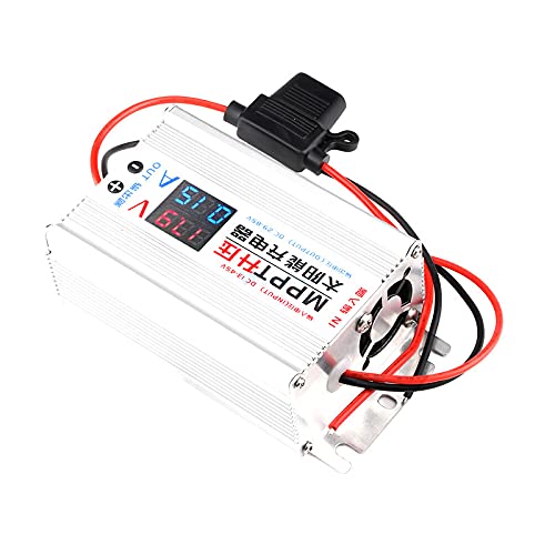 Deeoee 200W DC 13-45V 10A MPPT Boost Solar Charger Controller Module Battery Set-UP Voltage Regulator with LED Digital Display