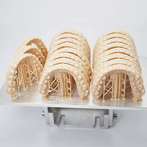 RESIONE 3D Printer Resin, D01S Dental Model Resin for Restoration Implant Study Models High Dimensional Accuracy with Not Warped and Very Low Shrinkage for LCD DLP MSLA 3D Printing