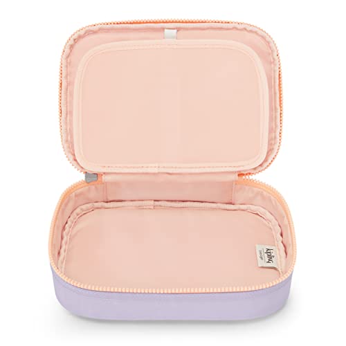 Kipling Women's 100 Pens Printed Case, Accessories, Art Supplies, Makeup, Travel Organizer, Endless Lilac C
