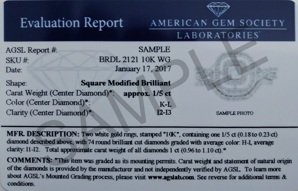 Certified 1 Carat TW Double Row Halo Princess Diamond Bridal Set in 10K White Gold (K-L Color, I2-I3 Clarity) - Size: 7.0