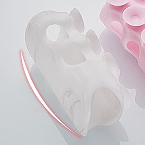 JENPECH Shower Head Holder Suction, Vacuum Suction Cup Shower Holder Punch-Free Anti-Slip Silicone Bathroom Accessories for Home Pink