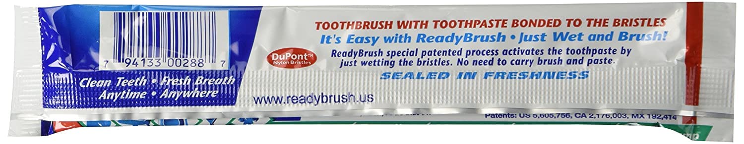 Ready Brush Prepasted Disposable Toothbrush 10 count