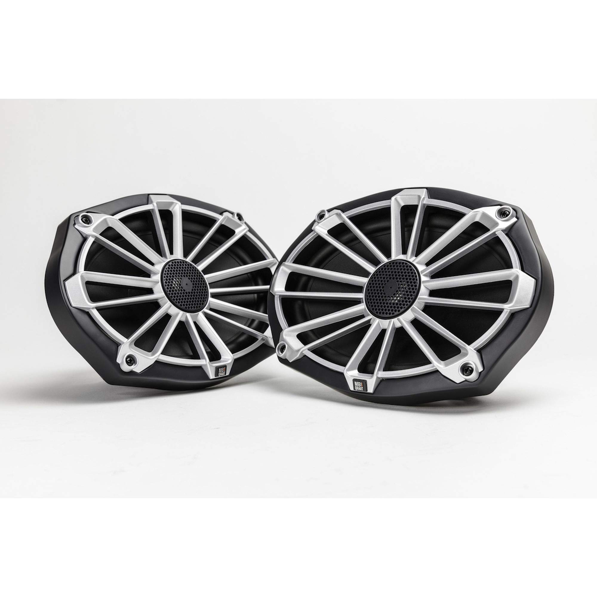 MB Quart Bundle- 1 Pair of NP1-169 Nautic Premium 6x9 Marine Speakers & 1 Pair of NP1-116 Nautic Premium 6.5" Marine Speakers (Black Frame with Black, Silver, White Grills Included)