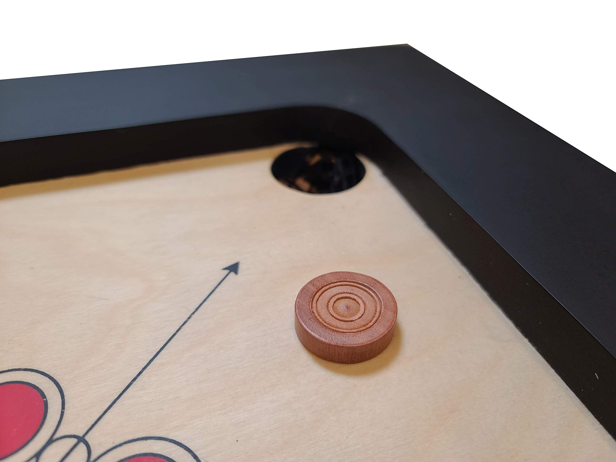 Stag Championship Carrom Board Game with Coins and Striker (Championship)