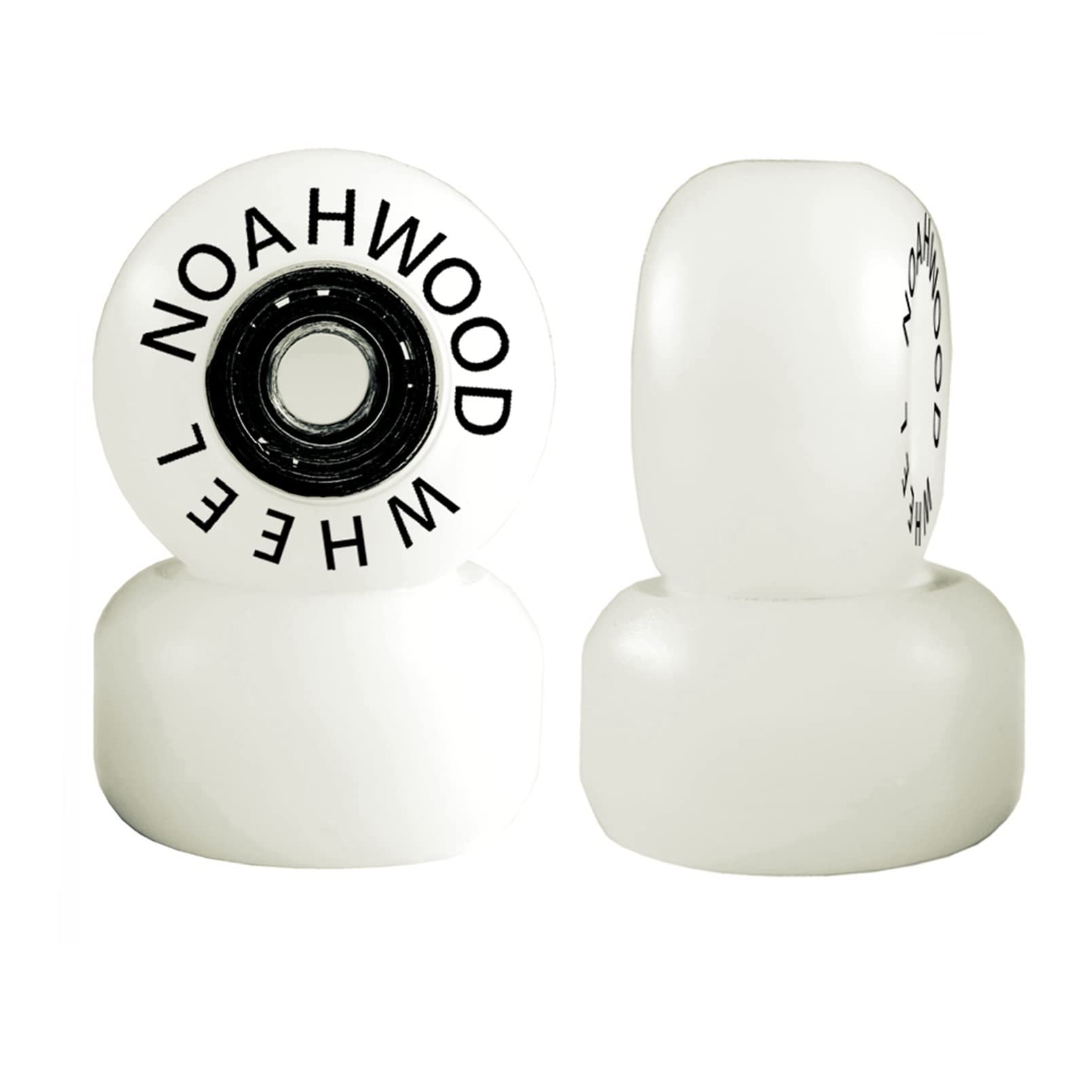 NOAHWOOD Fingerboards Crown LOGO Wheels iii White (ABEC-5 Bearing) + (Gift Prince Trucks) (Gift 34mm Silvery Hanger + White Baseplate)
