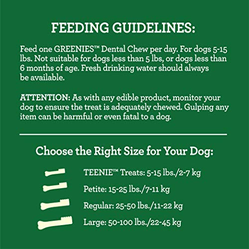 Greenies Aging Care Large Natural Dental Care Dog Treats, 27 oz. Pack (17 Treats)