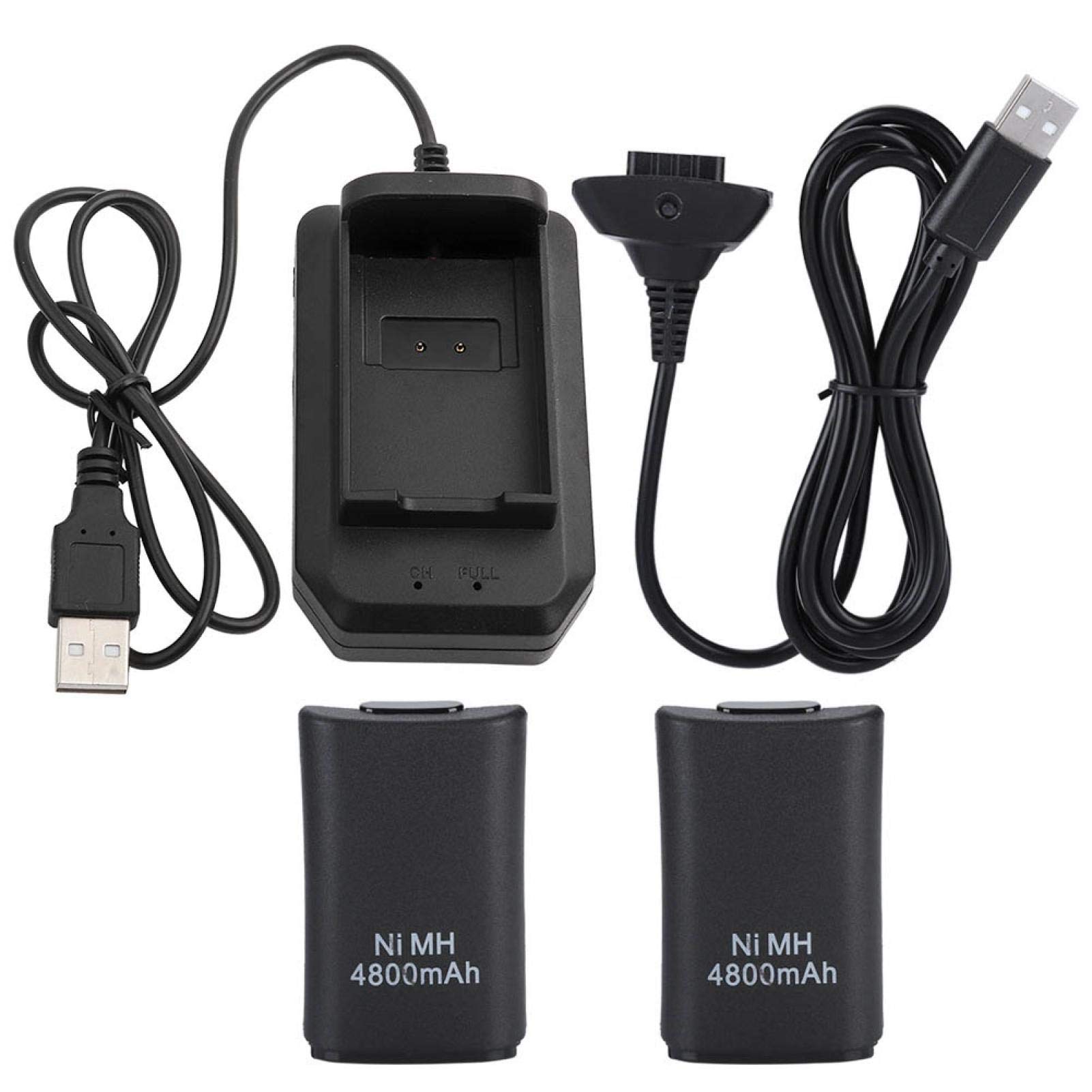 Rechargeable Battery Pack, 5.6 * 3.5 * 1.7cm/2.2 * 1.4 * 0.7inch USB 4800mAh Battery Pack Controller Charging Package , for 360
