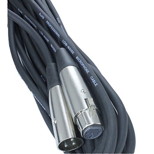 MCSPROAUDIO 10 Foot Male to Female XLR Microphone Cable (Yellow)