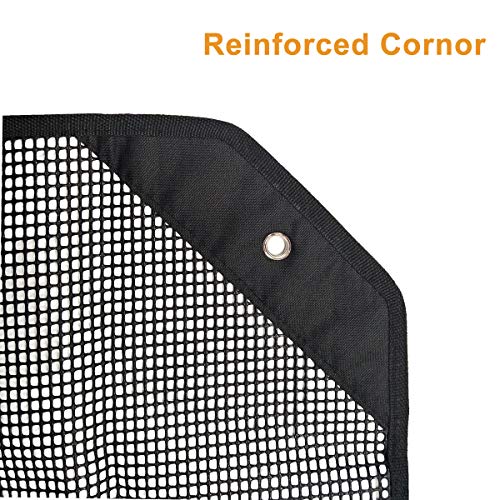Jeacent Air Conditioner Covers For Outside Units Black,AC Cover For Outside Unit, Air Conditioner Leaf Guard Open Mesh (36"Γ36")