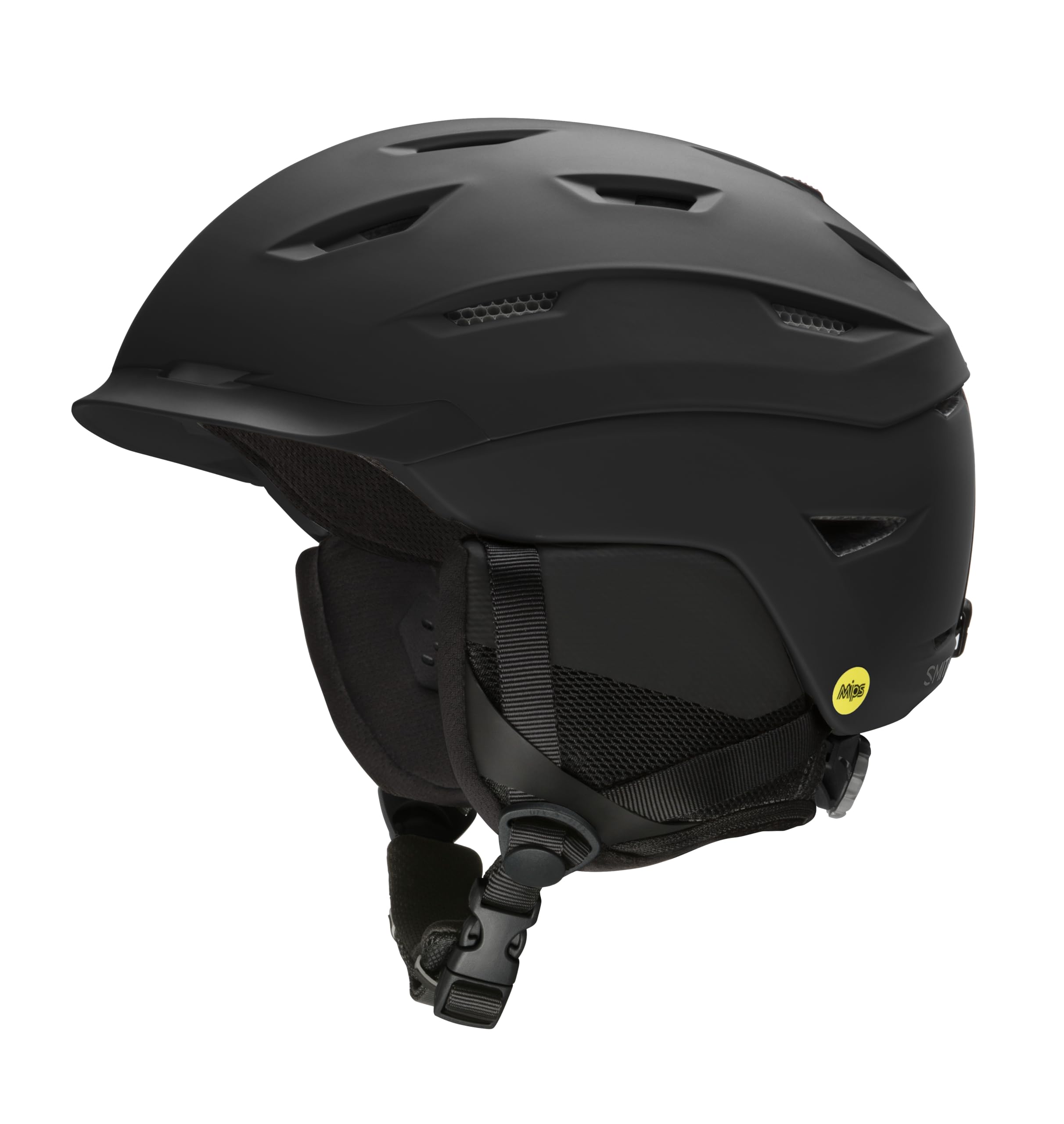 Smith Level Helmet for Men – Adult Snowsports Helmet with MIPS Technology + Zonal Koroyd Coverage – Lightweight Protection for Skiing & Snowboarding – Matte Black, Small