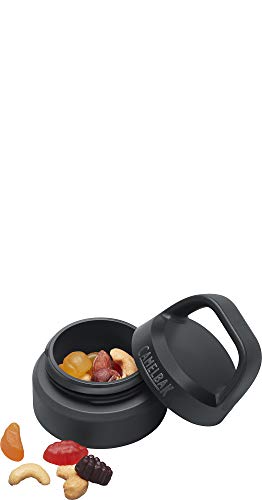 CamelBak MultiBev Water Bottle & Travel Cup – Vacuum Insulated Stainless Steel – Black – 22oz bottle & 16oz cup