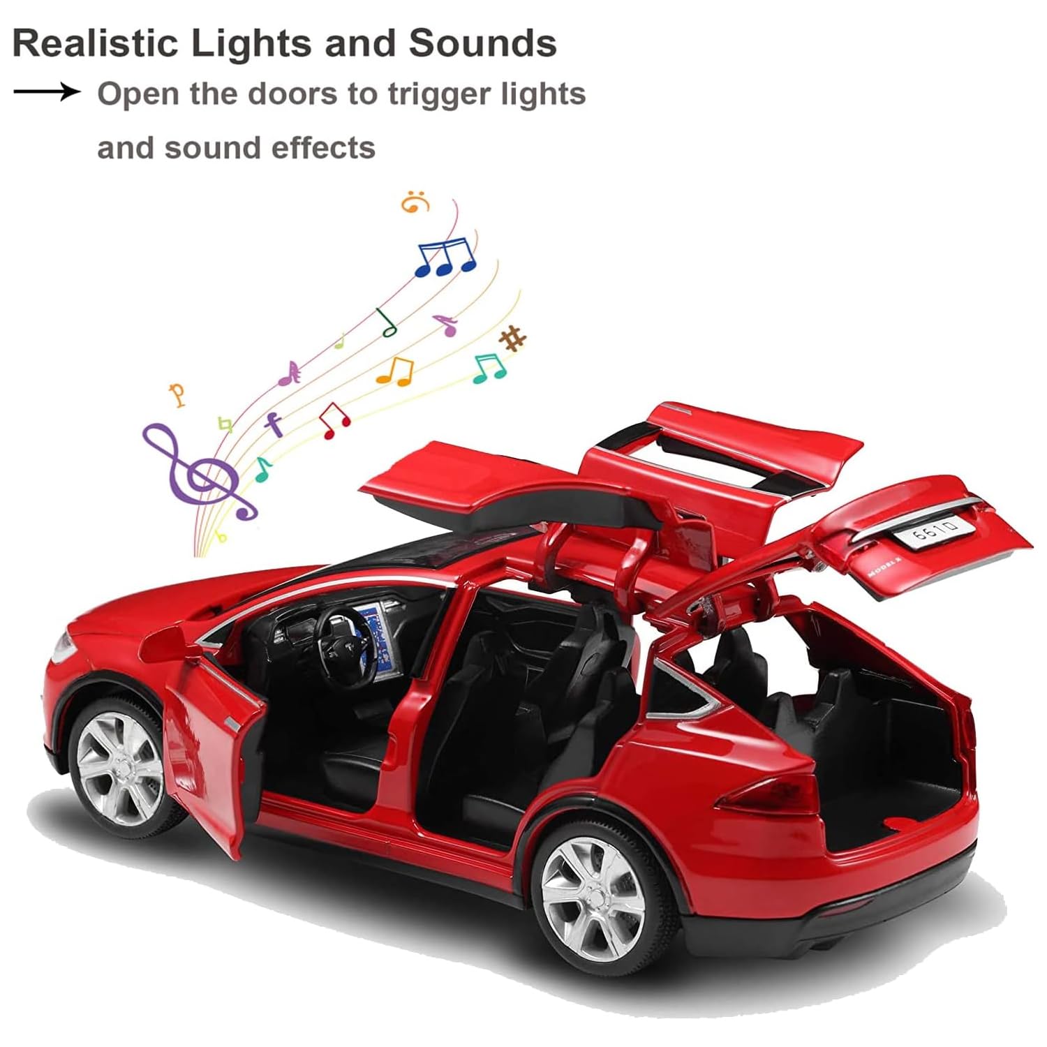 SASBSC Toy Cars Model X 1:32 Pull Back Vehicles Diecast Car Model Car Toys for Boys and Girls 3 to 12 Years Old