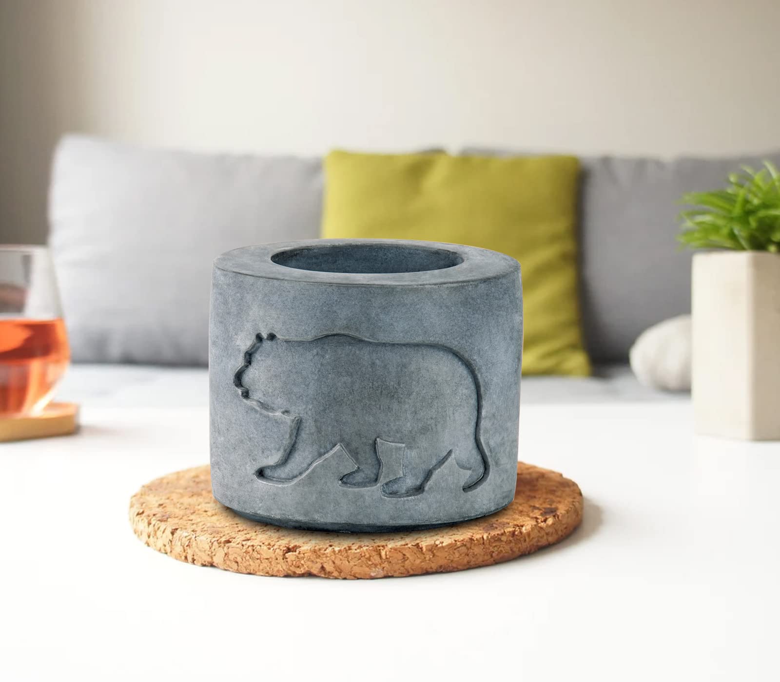 Concrete Tabletop Fire Pit Bear Table Top Fire Pit Bowl Tabletop Fireplace Table Top Fire Bowl Mini Fireplace Table Top Fire