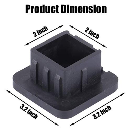 Black Trailer Hitch Tube Cover Plug Cap for Chev-y,Rubber Receiver Tube Hitch Plug,Trailer Hitch Cover.(for Chev-y)