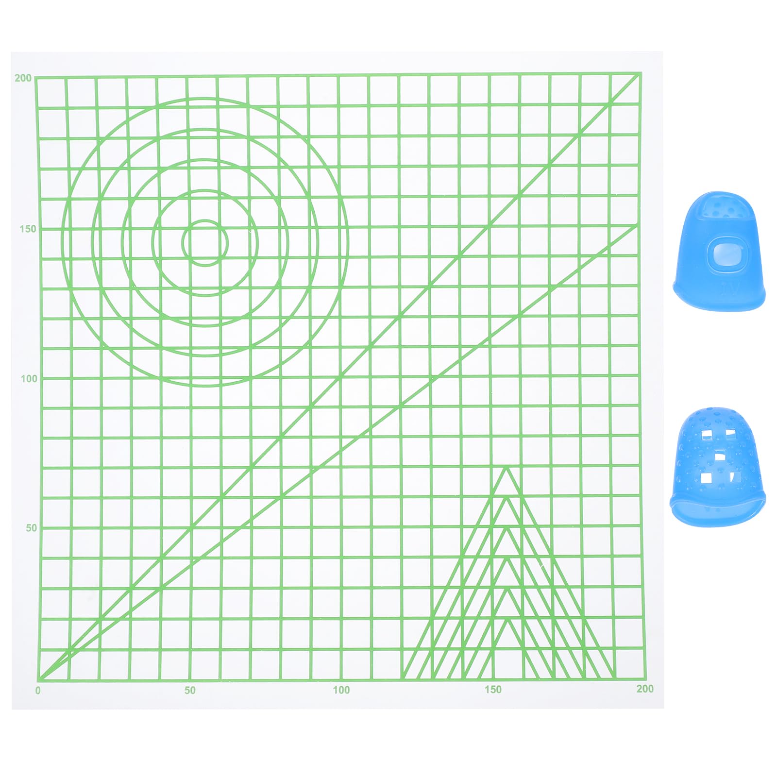 EXCEART 3D Printer Pen Finger Sleeve 3D Pen Mate 3D Printer Mat 3D Pen Finger Protector Great 3D Pen Drawing Tool 3 d Printers Silicone Design Mat 3D Pen Mat Kit Consumables Motherboard