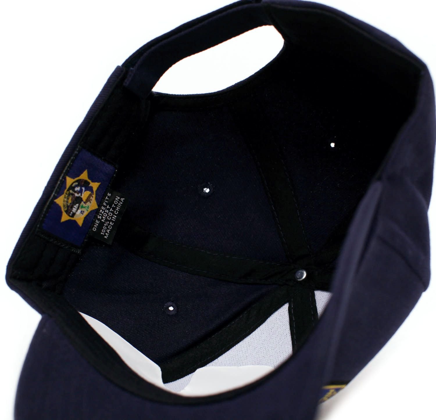 California Highway Patrol Eureka Badge Applique Hat Cap Adult One-Size Multi (Navy)