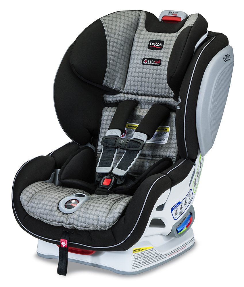 Britax Advocate ClickTight Anti-Rebound Bar Convertible Car Seat - 3 Layer Impact Protection - Rear & Forward Facing - 5 to 65 Pounds, Venti