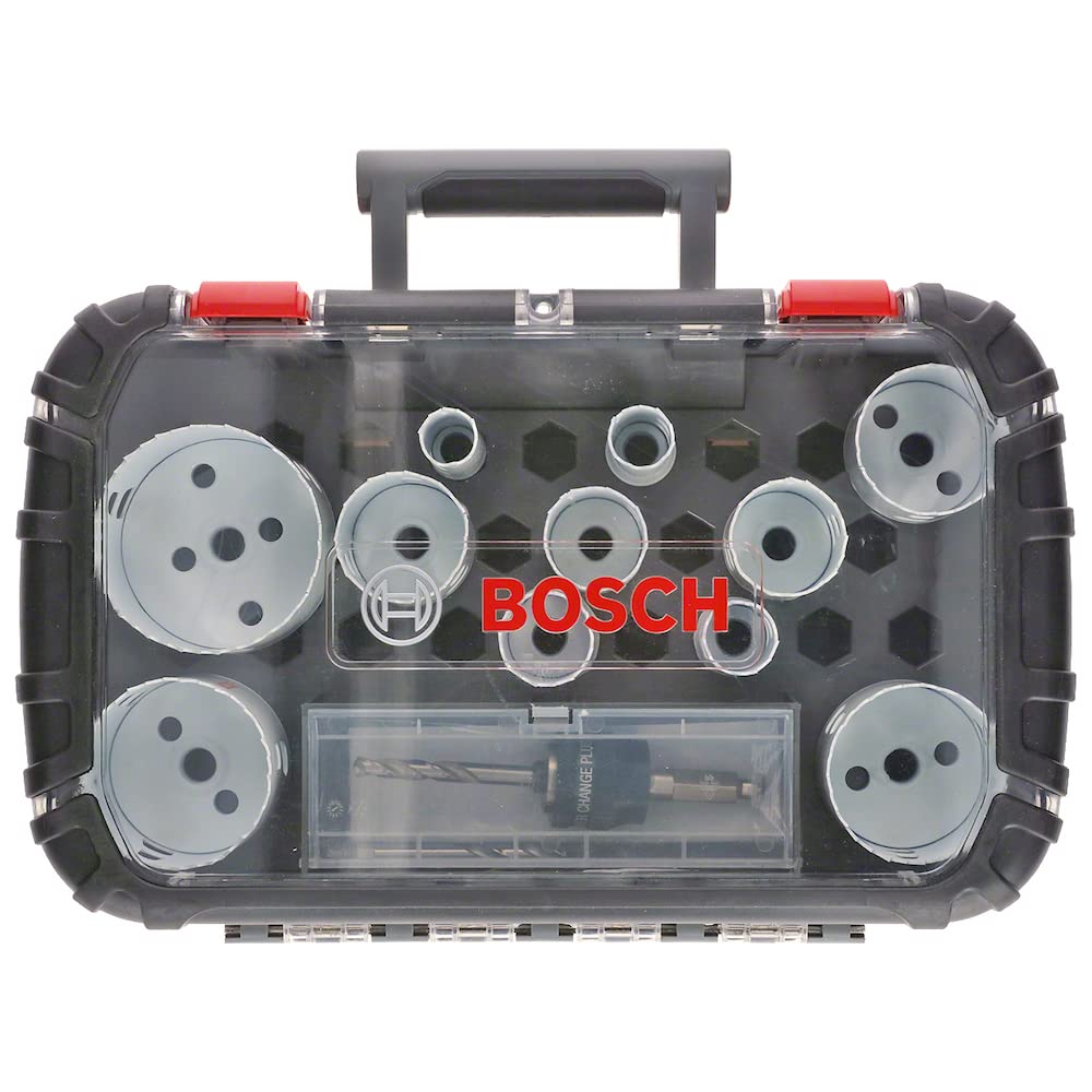 Bosch 2608594192 14-Piece Set Universal Set (Bi-Metal Hole Saws, Diameter 20, 22, 25, 32, 35, 40, 44, 51, 60, 64, 76 mm)