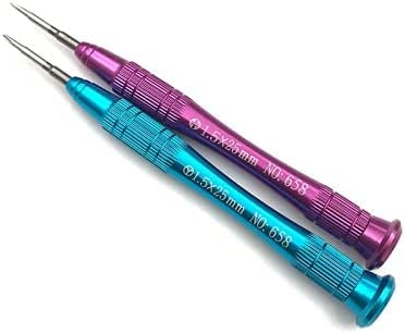 NSLikey Metal Cross Three-Wing Screwdriver Tool Replacement for 3DS 3DS XL 3DSLL NDSI PSP 1000 2000 3000 PS5 PS4 PSV 1000 2000 Controller Color Random (Three-Wing + Cross)