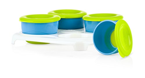 Nuby Garden Fresh 4pk Fresh Food Pods in Tray (Colors May Vary)
